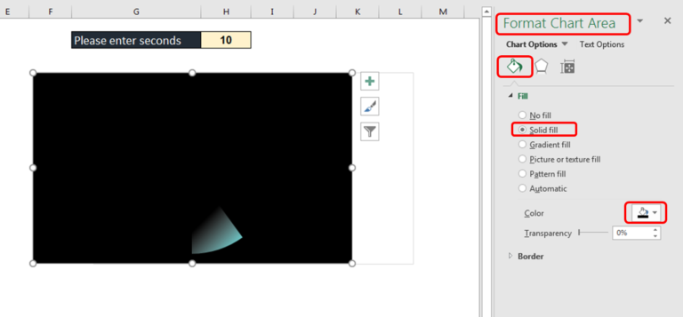Animated Countdown Timer in Excel - TheDataLabs