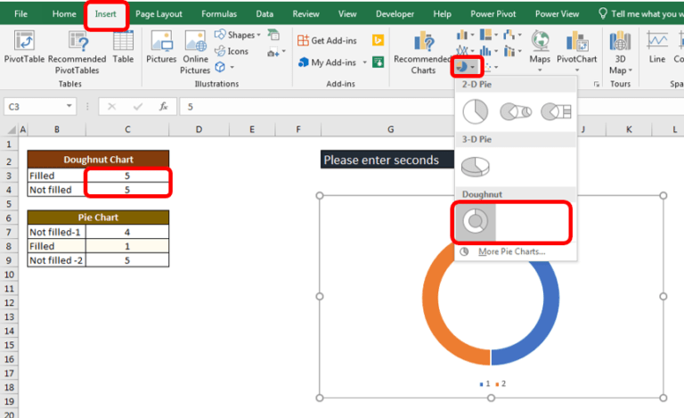 Animated Countdown Timer in Excel - TheDataLabs
