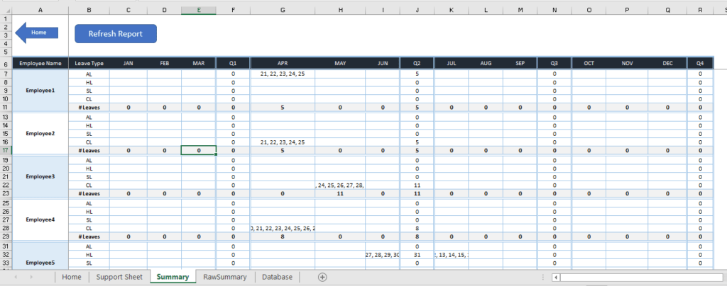 Optimize Your Leave Management with Dynamic Annual Leave Tracker in ...