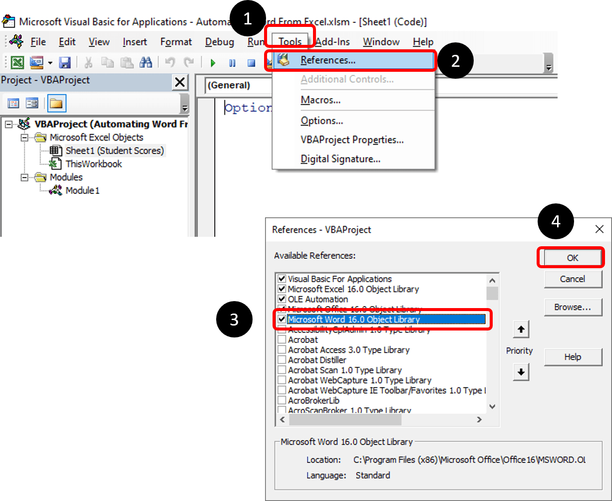 Automated Student Mark Sheet In MS Word and VBA - Easy Tutorial (2026 ...