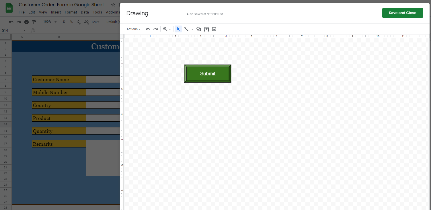 Customer Order Form in Google Sheet and Apps Script - TheDataLabs Customer Order Form in Google Sheet and Apps Script - TheDataLabs