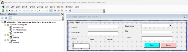 Easy To Follow Create A Fully Automated Data Entry Userform Part 2 In Excel And Vba Thedatalabs