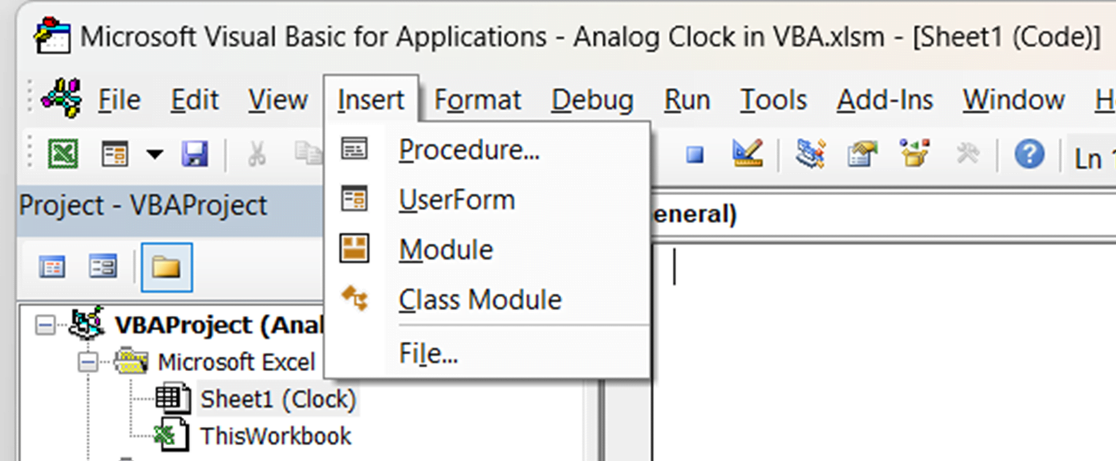 Create a Live Analog Clock in MS Excel - 8 Simple Steps - TheDataLabs